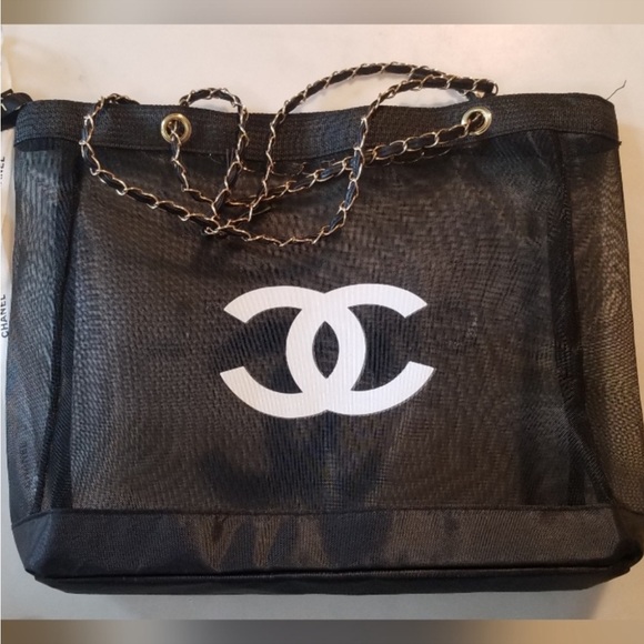 CHANEL | Accessories | Chanel Mesh Tote Bag | Poshmark